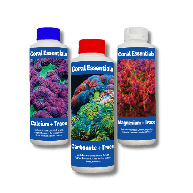 Coral Essentials Cal, Alk, Mag 500ml - Equal Part Dosing – Reef Secrets